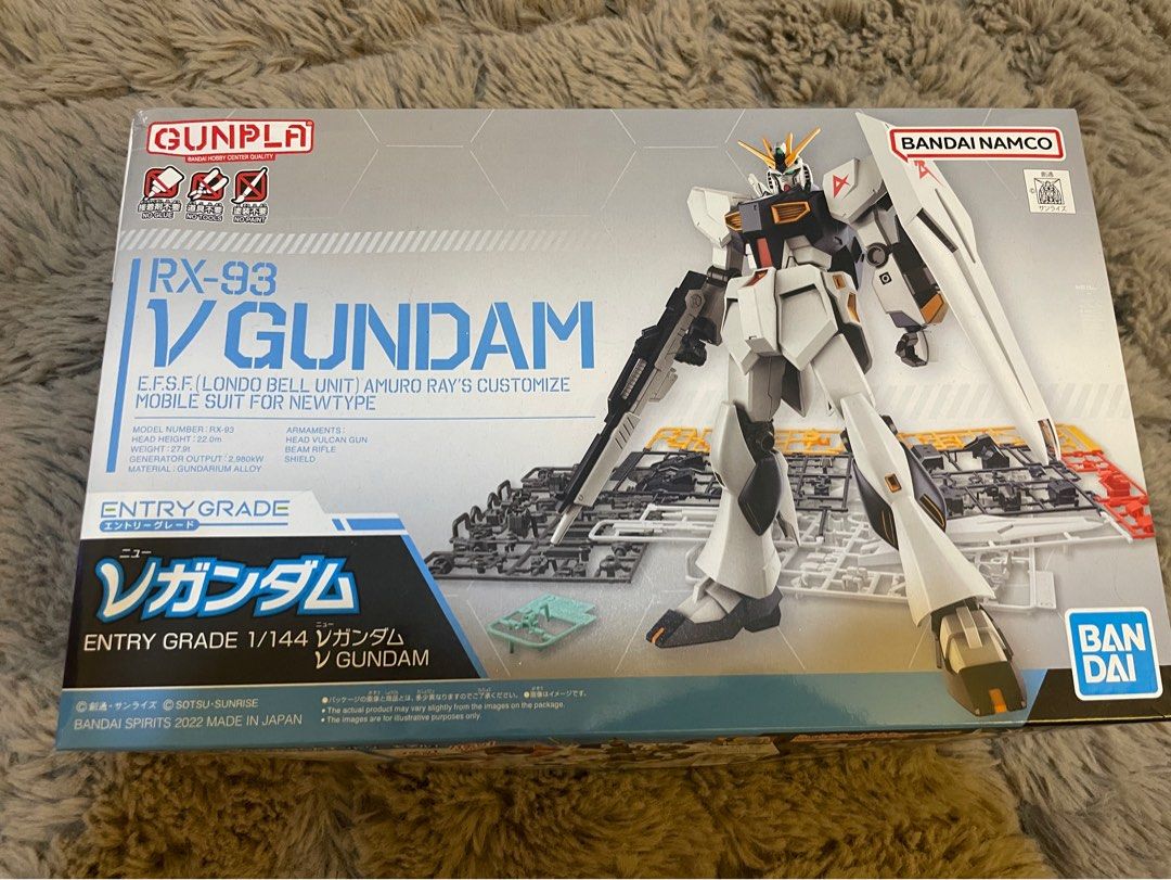 Entry Grade 1/144 RX-93 Gundam, Hobbies & Toys, Toys & Games on Carousell