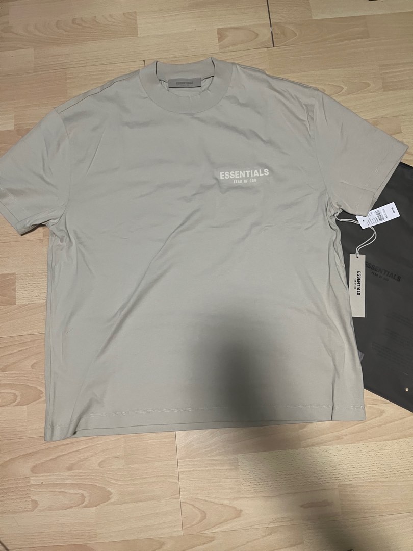 Fear Of God Essentials S22 Wheat Tee, Men's Fashion, Tops & Sets ...