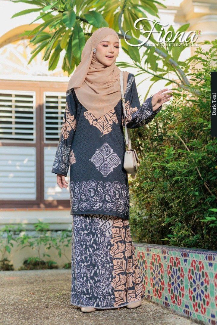 FIONA BATEEQ KURUNG MODERN, Women's Fashion, Muslimah Fashion, Baju Kurung & sets on Carousell