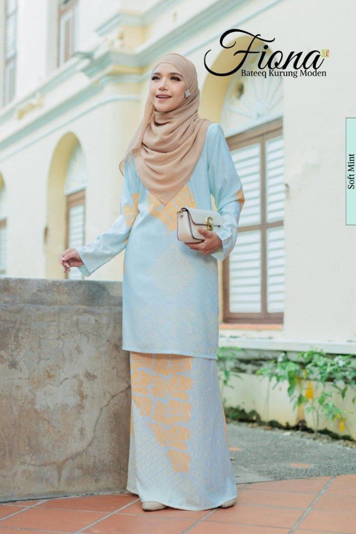 FIONA BATEEQ KURUNG MODERN, Women's Fashion, Muslimah Fashion, Baju Kurung & sets on Carousell