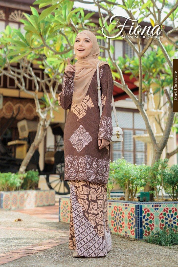FIONA BATEEQ KURUNG MODERN, Women's Fashion, Muslimah Fashion, Baju Kurung & sets on Carousell