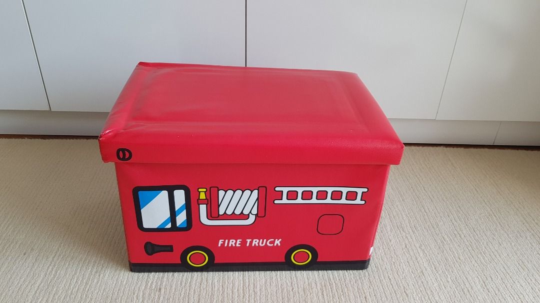 Fire Truck Storage Box for kids, Furniture & Home Living, Home ...