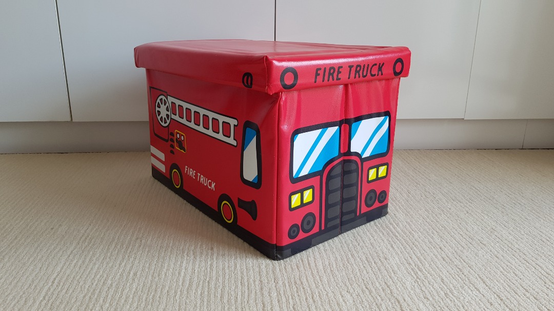 Fire Truck Storage Box for kids, Furniture & Home Living, Home ...