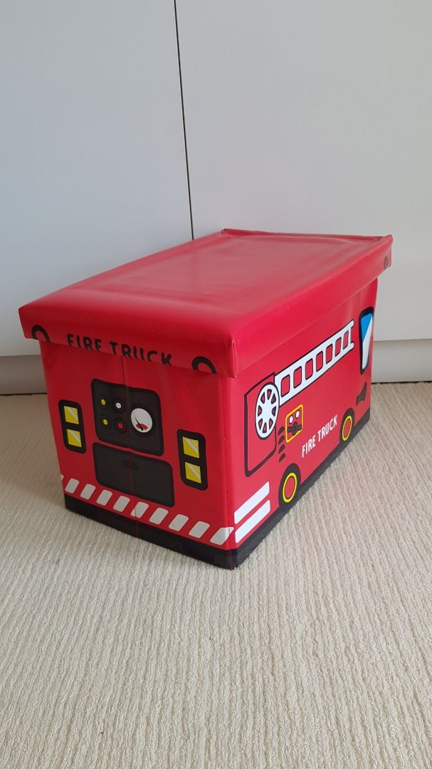 Fire Truck Storage Box for kids, Furniture & Home Living, Home ...
