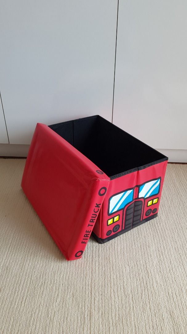 Fire Truck Storage Box for kids, Furniture & Home Living, Home ...