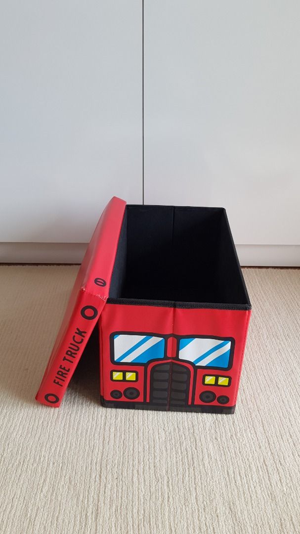 Fire Truck Storage Box for kids, Furniture & Home Living, Home ...