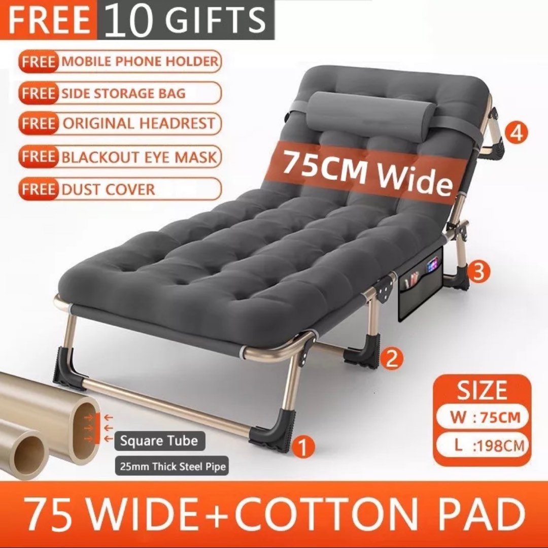 Foldable bed, Furniture & Home Living, Furniture, Bed Frames ...