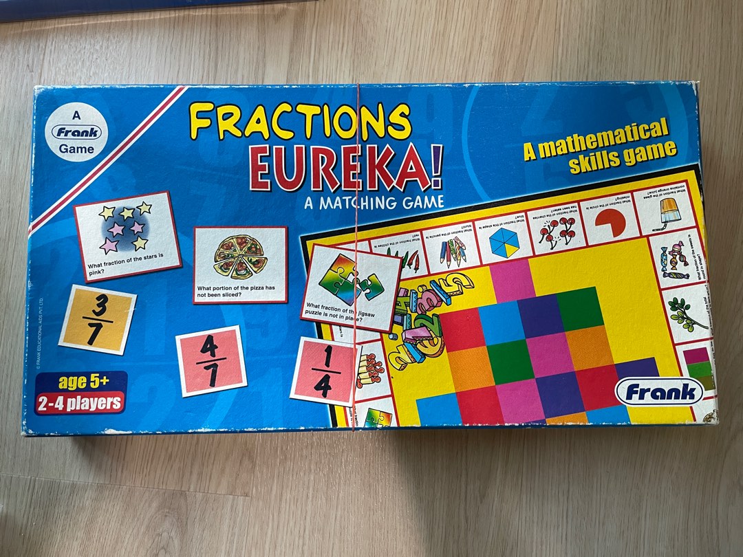 Fractions Eureka Boardgame, Hobbies & Toys, Toys & Games on Carousell