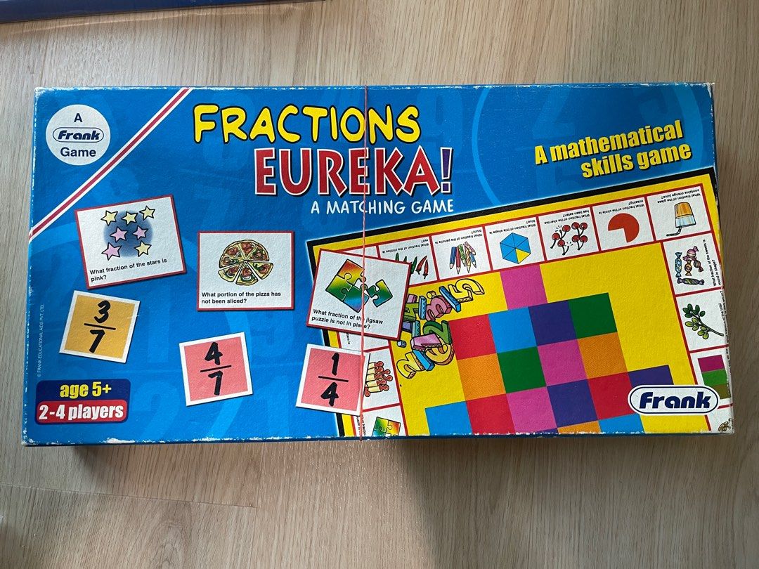Fractions Eureka Boardgame, Hobbies & Toys, Toys & Games on Carousell