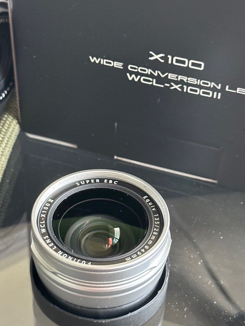 Fuji X100V and WCL-X100 ii fujifilm, Photography, Cameras on Carousell
