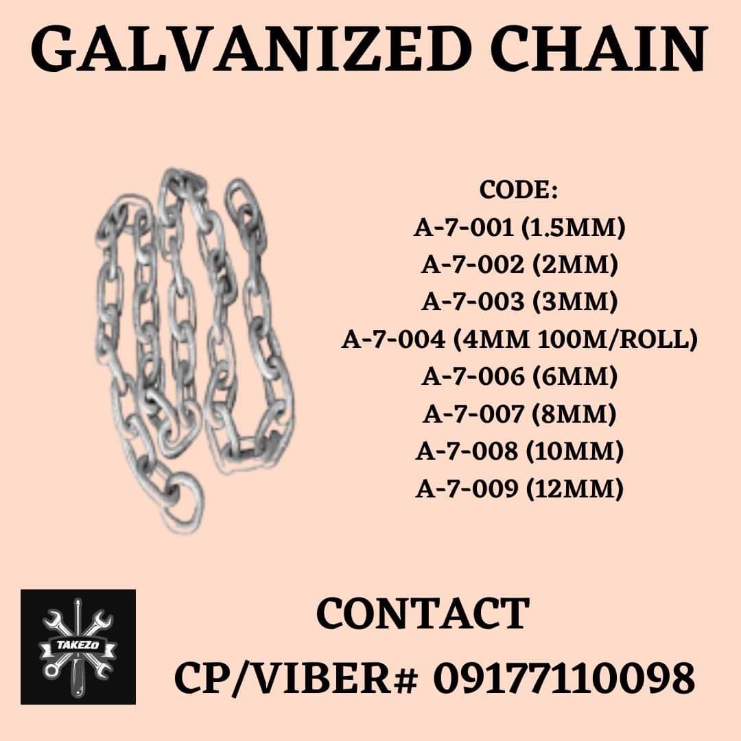 GALVANIZED CHAIN, Commercial & Industrial, Construction Tools ...