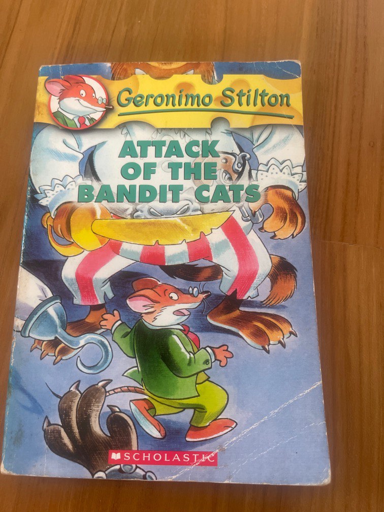 Geronimo Stilton Book Attack of the bandit cats, Hobbies & Toys, Books ...