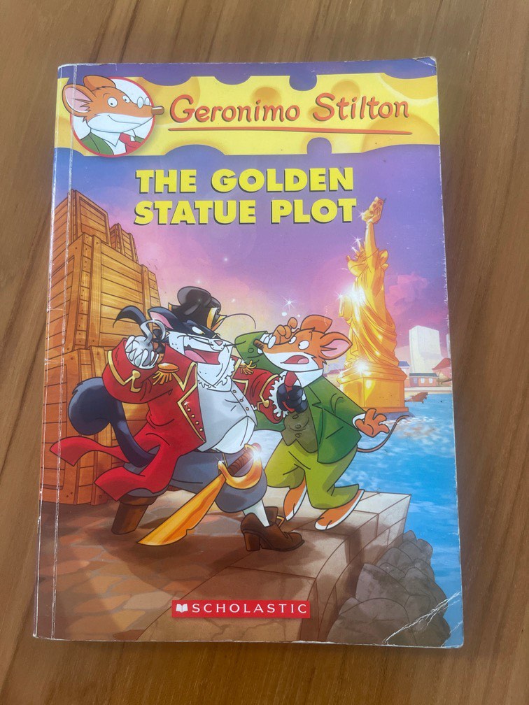 Geronimo Stilton Book the golden plot, Hobbies & Toys, Books ...