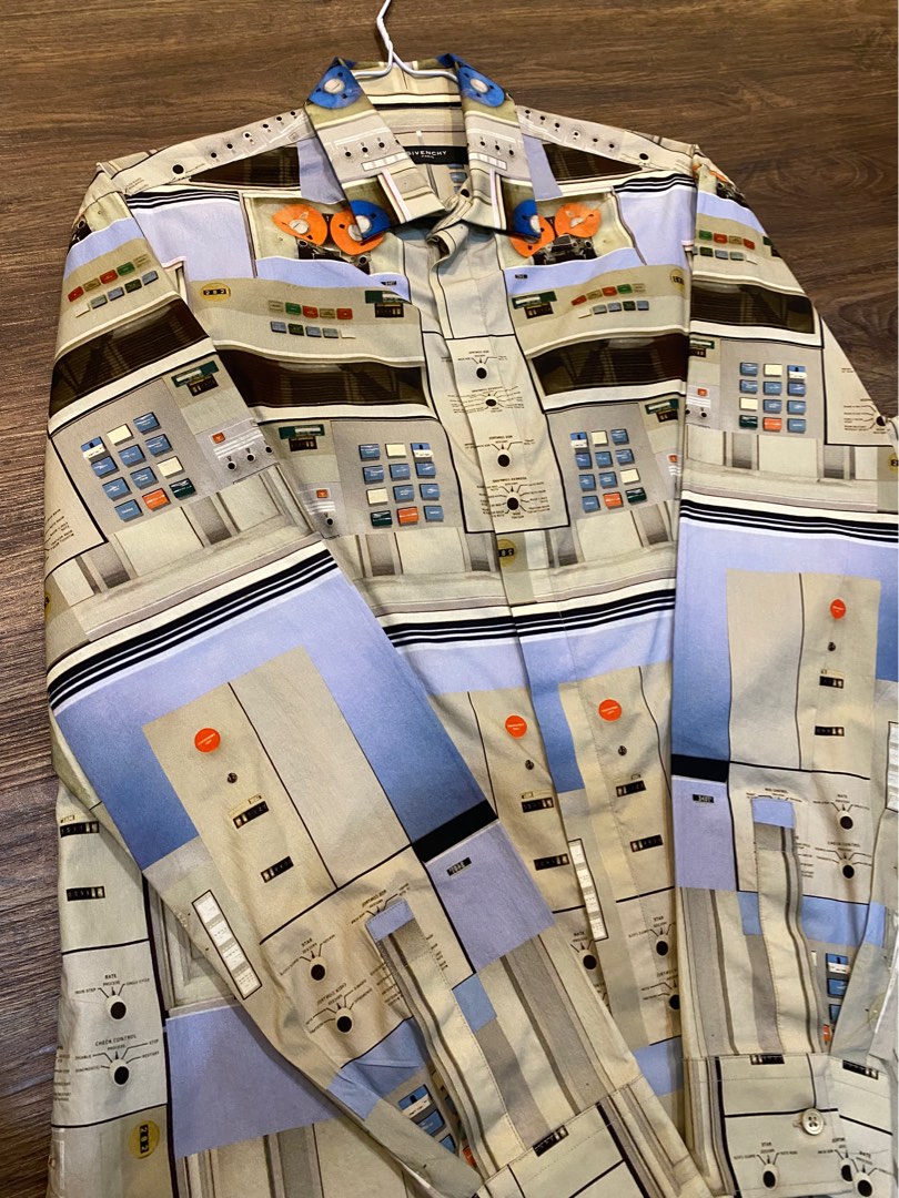 Givenchy Robot Shirt 2014 Riccardo Tisci, Men's Fashion, Tops & Sets ...