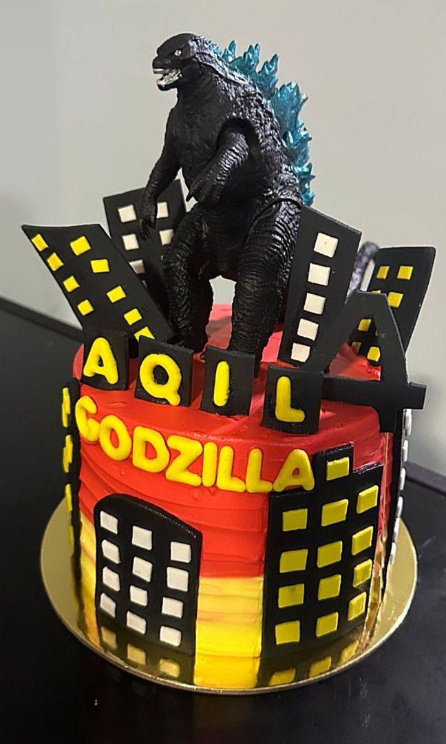 Godzilla Cake, Food & Drinks, Homemade Bakes on Carousell