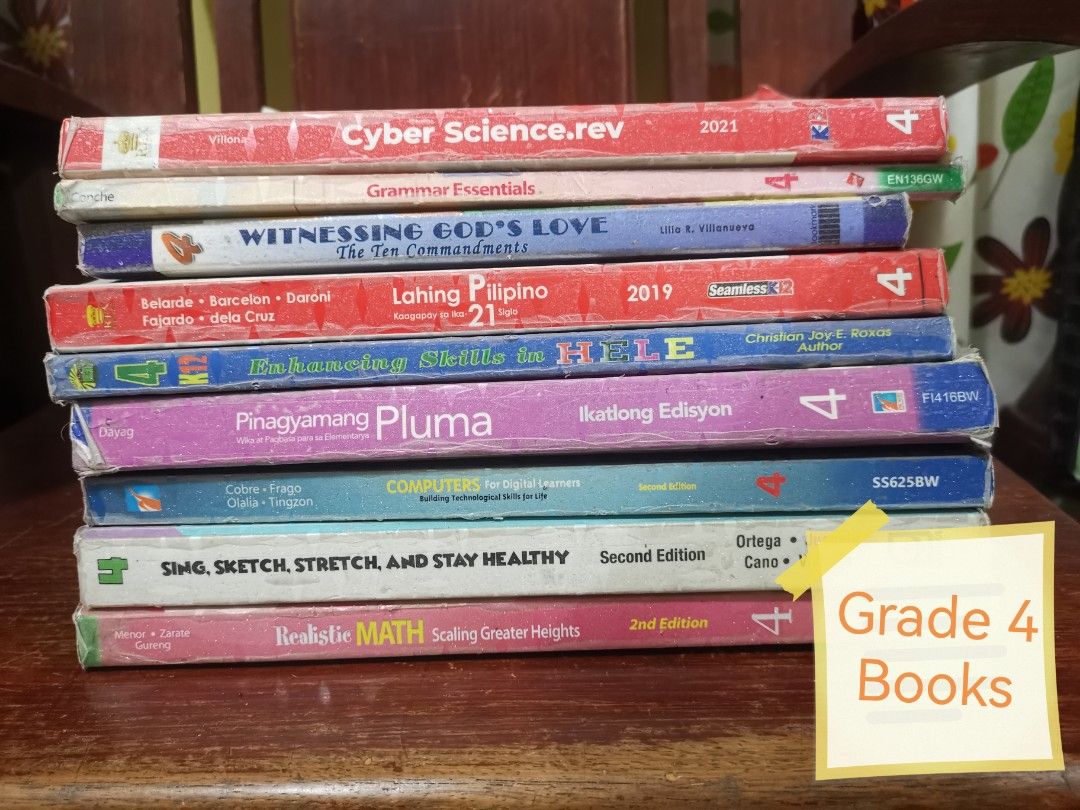 GRADE 4 TEXTBOOKS, Hobbies & Toys, Books & Magazines, Textbooks on ...