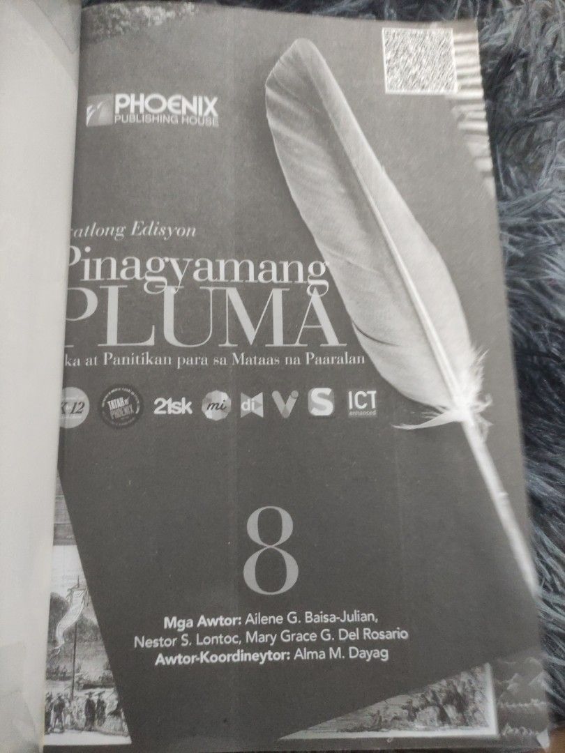 Grade 8 Filipino Book - Pinagyamang Pluma Wika at Panitikan para sa ...