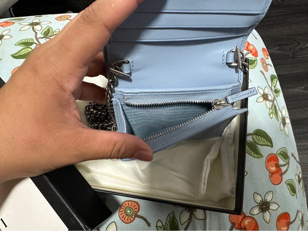 Gucci Baby Blue Wallet/Purse, Women's Fashion, Bags & Wallets, Wallets ...