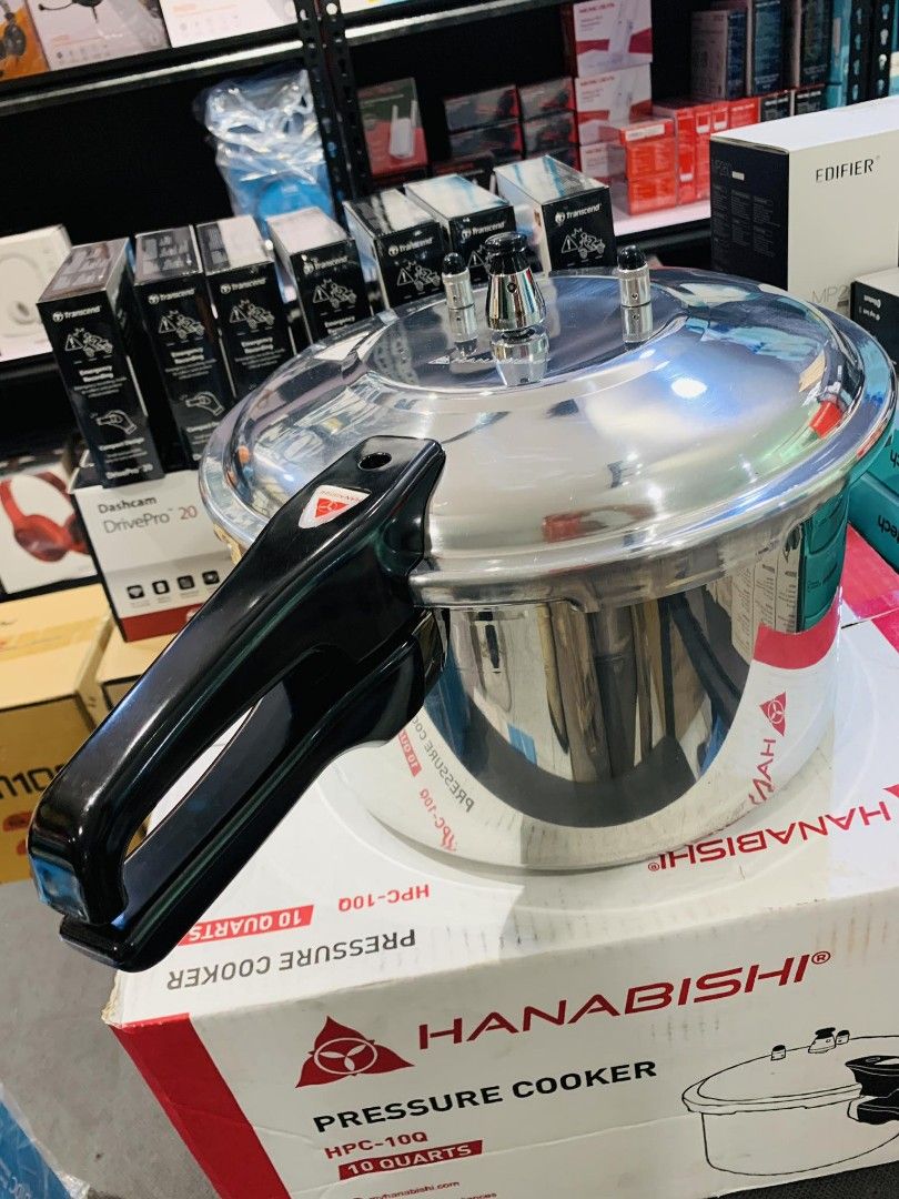 Hanabishi 10 Quartz Pressure Cooker HPC-10QC, TV & Home Appliances ...