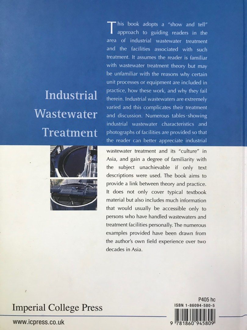 (Hard Cover) Industrial Waste Water by Ng Wun Jern, Hobbies & Toys ...