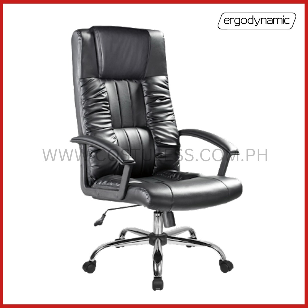 HBC-180 ERGODYNAMIC Faux Leather High Back Chair, Executive Chair ...