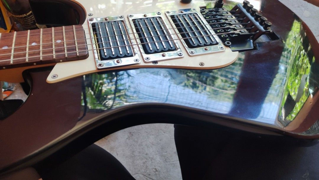 Heavily modded Yamaha Pacifica 112J with Yamaha amp on Carousell
