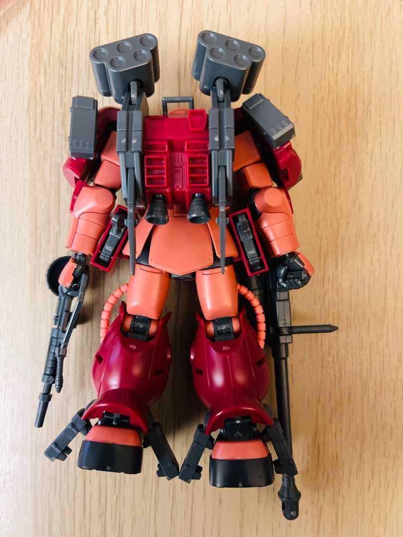 HG HGBF 二手已砌素組模型Bandai mobile suit build fighter Gundam high grade amazing zaku 重裝型渣古 ms-06 ...