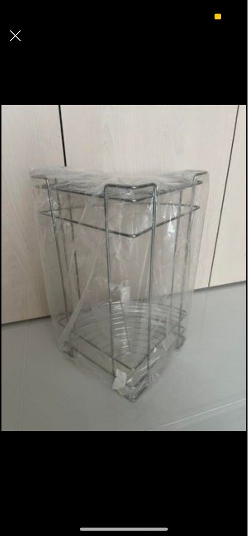 Hoe Kee Bathroom Double Corner Rack, Furniture & Home Living, Bathroom ...