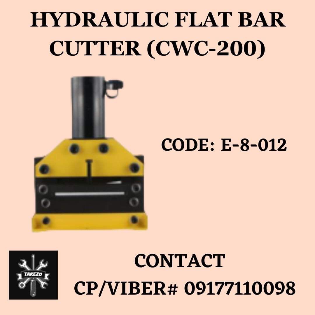 HYDRAULIC FLAT BAT CUTTER, Commercial & Industrial, Industrial ...