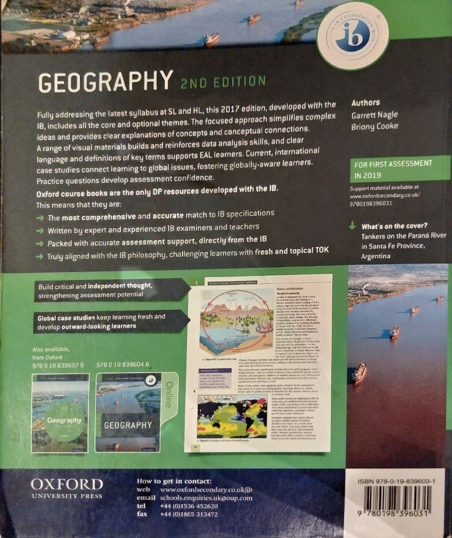 IB Geography textbook by Oxford, Hobbies & Toys, Books & Magazines ...