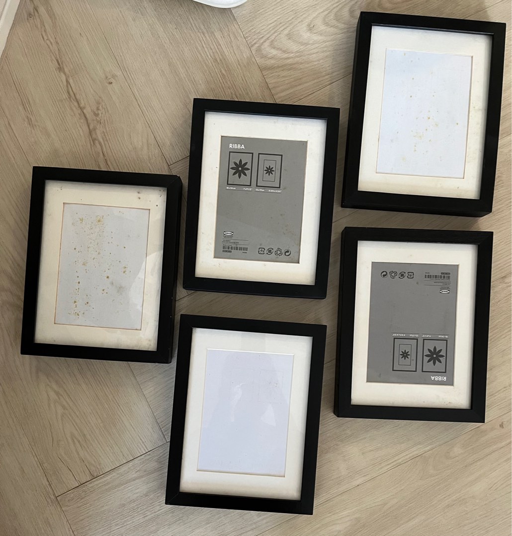IKEA Ribba photo frames, Furniture & Home Living, Home Decor, Frames ...