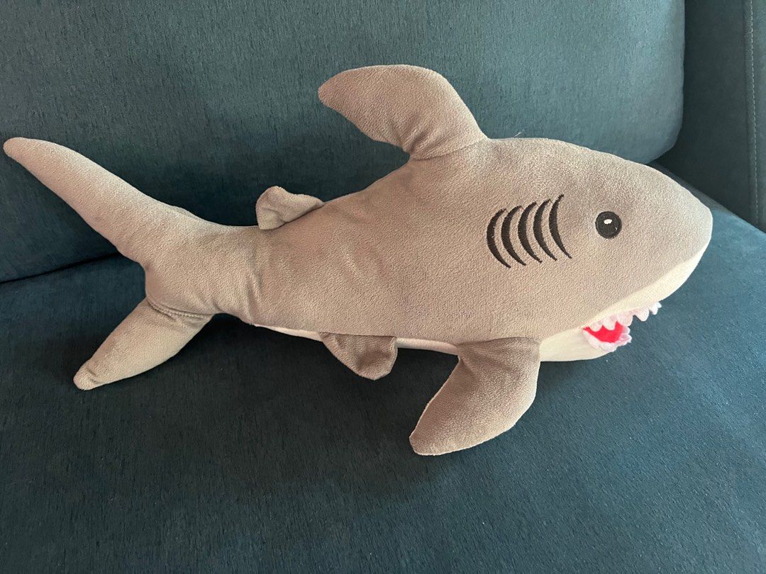 IKEA SHARK SOFT TOY, Hobbies & Toys, Toys & Games on Carousell
