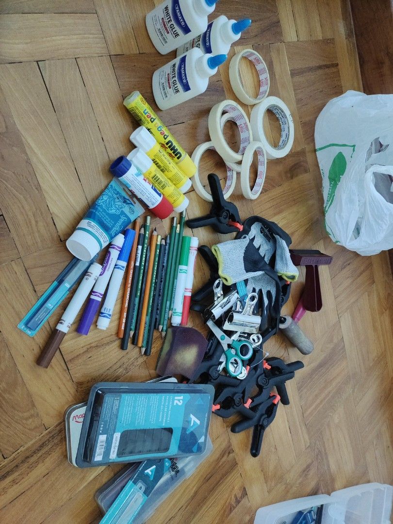 Ink printing and charcoal drawing stationary set., Hobbies & Toys ...