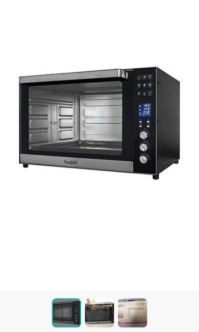 Innofood Oven 120L Digital Oven double layer glass with trays, TV ...