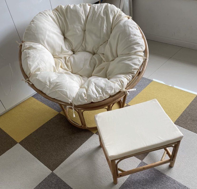 🚀INSTOCK Elizabeth Rattan Chair Radar Chair Recliner Leisure Sun Chair ...