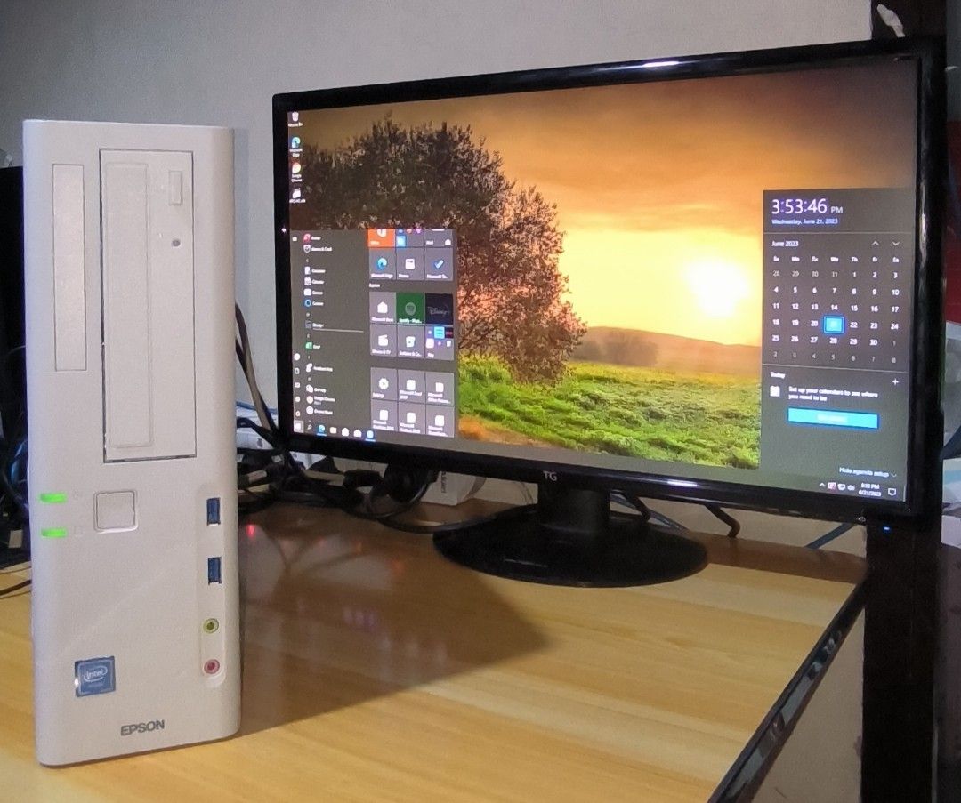 Intel G5400 @ 3.70 GHz 8th Gen Desktop Computer 8GB RAM 500GB with Wi ...