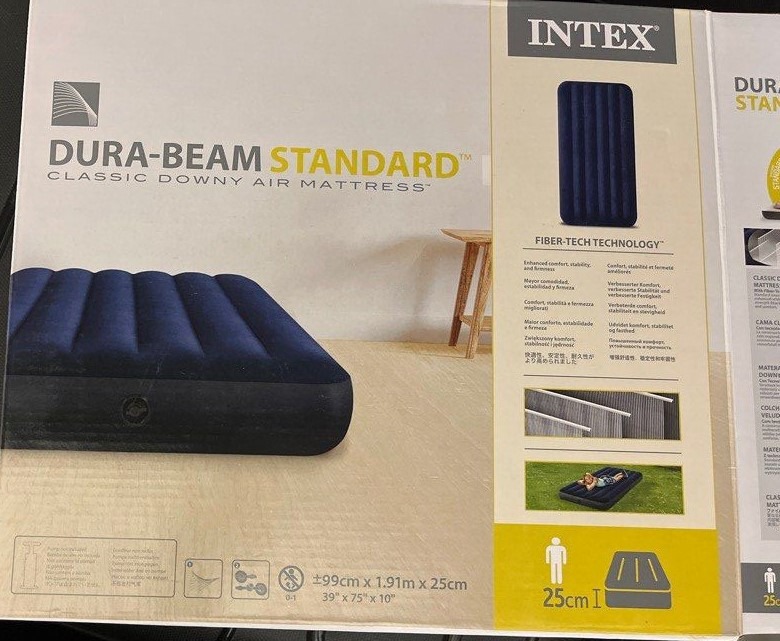 Intex dura-beam standard air mattress, Furniture & Home Living ...