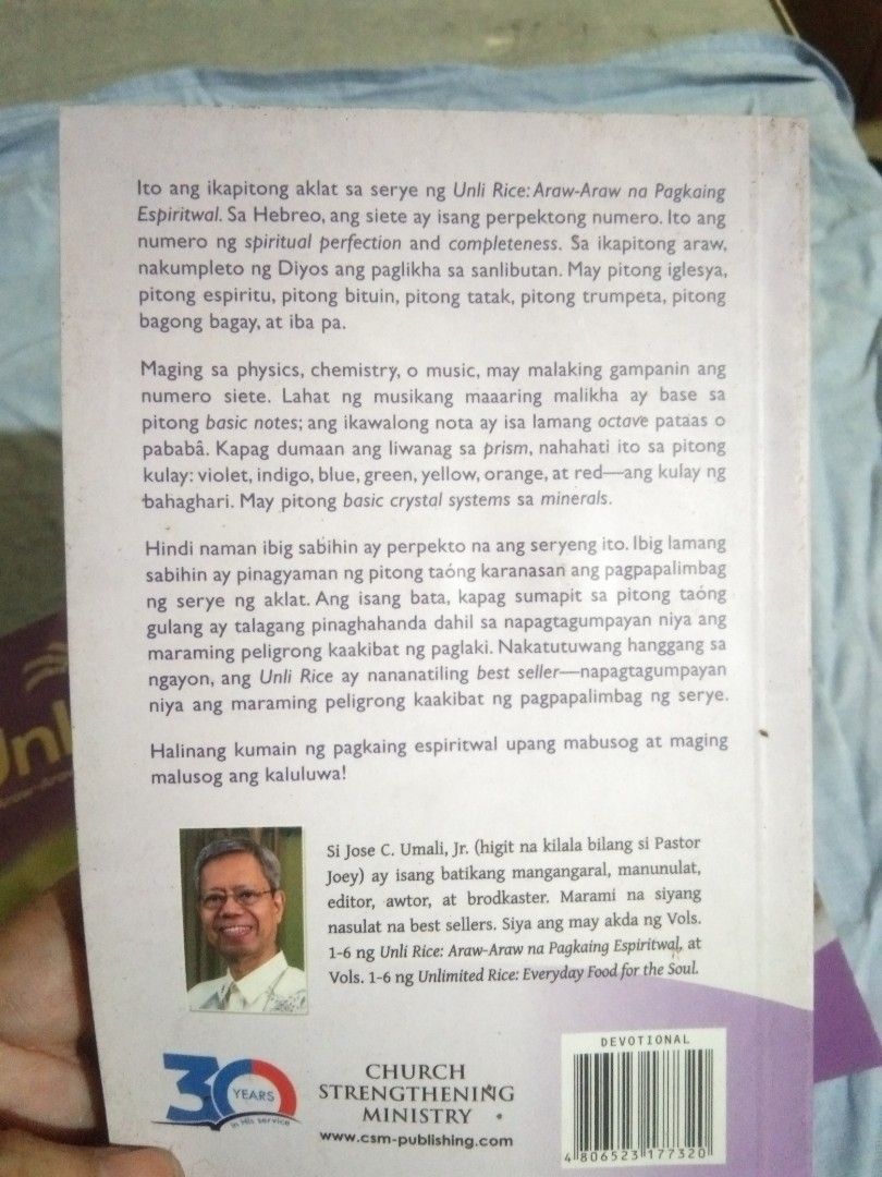 Joey Umali Unli rice vol 7, Hobbies & Toys, Books & Magazines, Religion ...