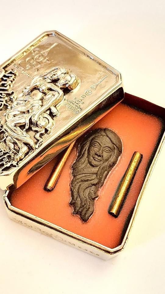 Jumbo Size Metal Size Ying Tong with Prai Mae Nang Inside Si Peng Maha ...