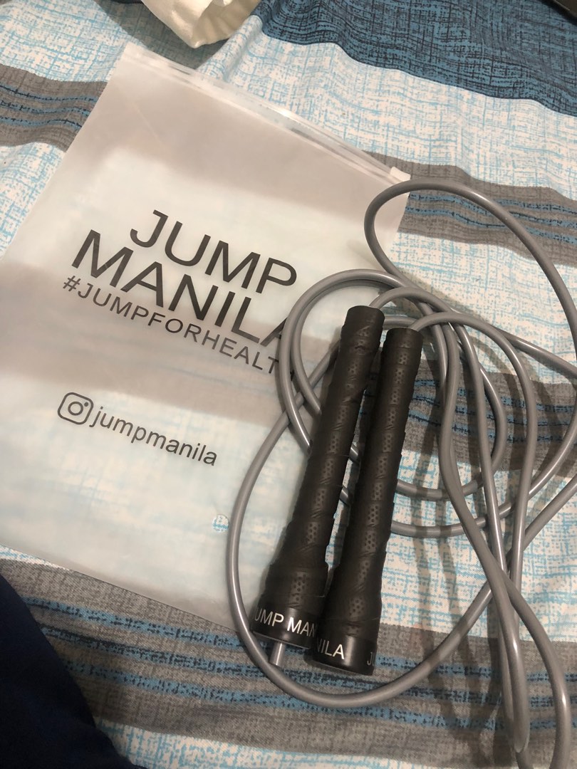 Jump Manila Jump Rope with Rubber, Sports Equipment, Exercise & Fitness ...
