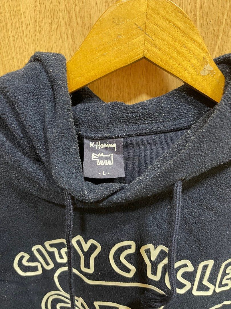 K Haring Hoodie, Men's Fashion, Tops & Sets, Hoodies on Carousell