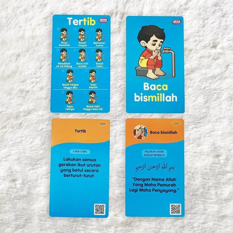 KAD IMBAS/ FLASH CARD - MUDAHNYA WUDUK & SOLAT - PEREMPUAN DAN LELAKI ...