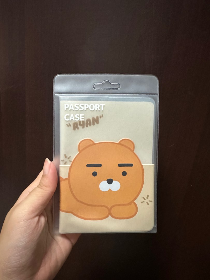 KAKAO Ryan clear passport case, Hobbies & Toys, Memorabilia & Collectibles, K-Wave on Carousell