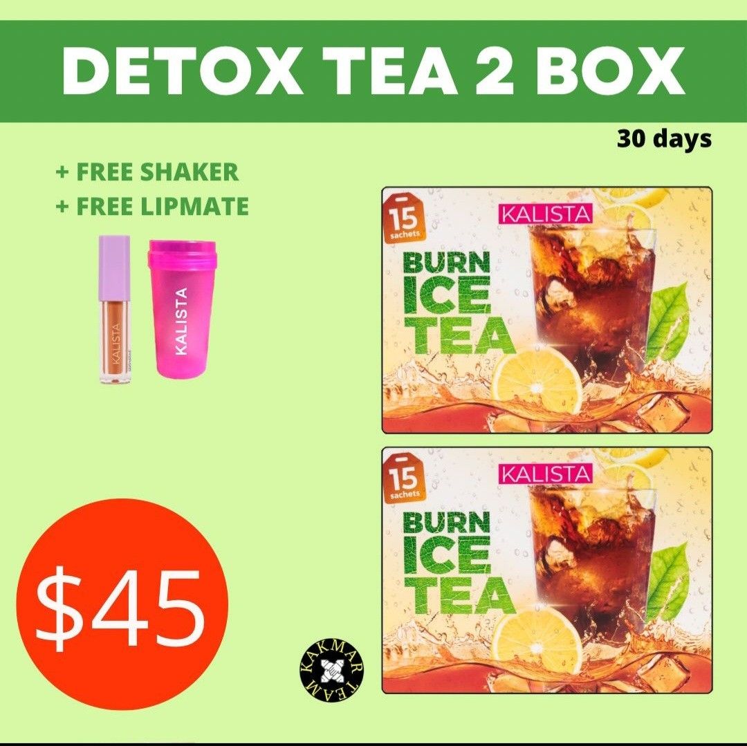 KALISTA BURN ICE TEA, Food & Drinks, Other Food & Drinks on Carousell