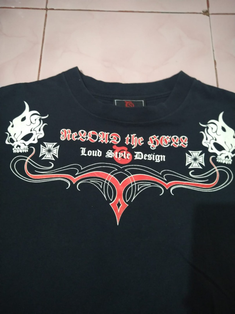 Kaos Loud Style Design Tour 2005 Reloud The Hell Second Bekas, Fesyen ...