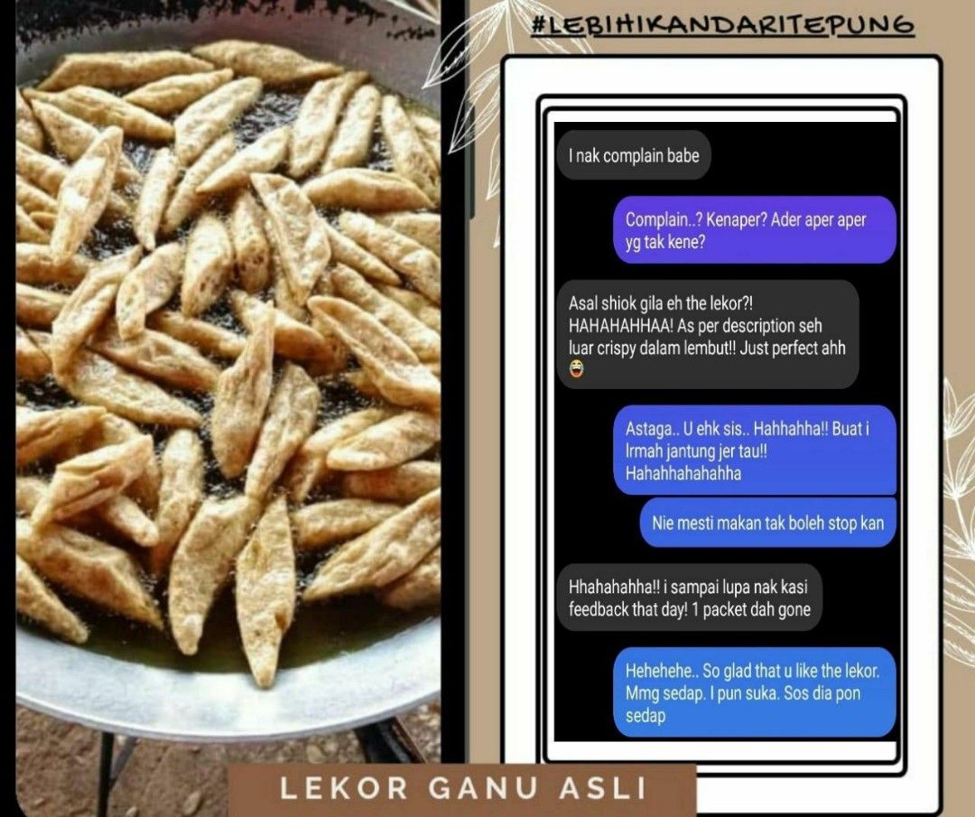 Keropok Lekor Ganu, Food & Drinks, Fresh Produce on Carousell
