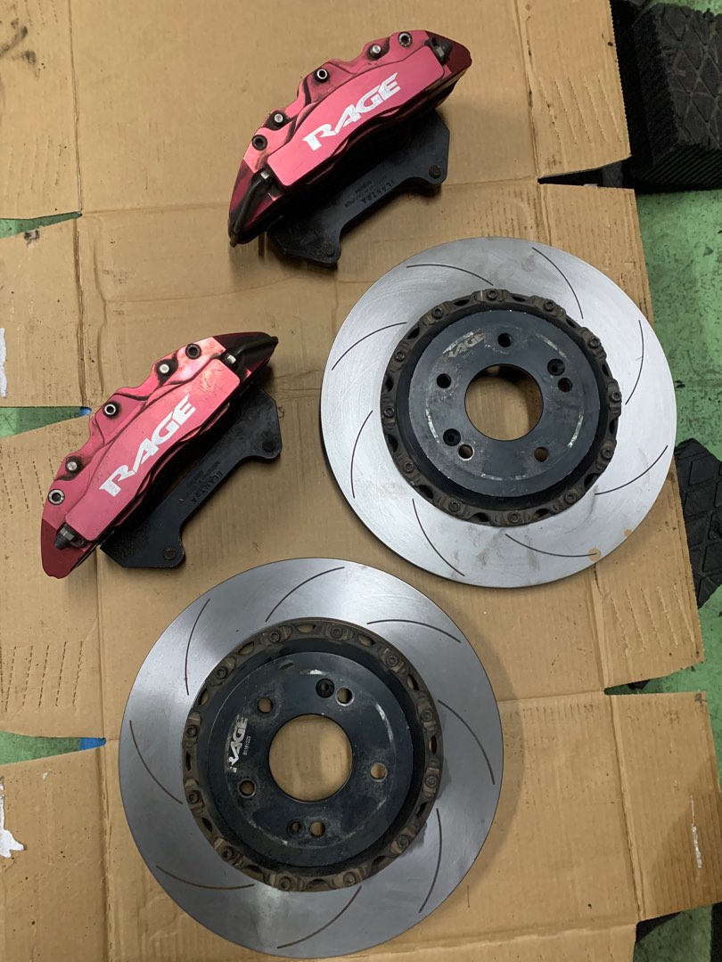 KIA Hyundai Avante I30 Elantra Forte K3 Race 4pot Brake kit BBK, Car ...