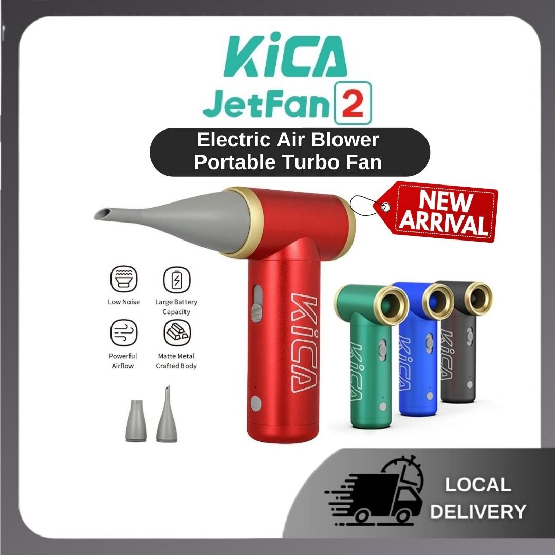 KICA Jet fan 2 Compressed Air Duster Electric Air Dust Blower Portable ...