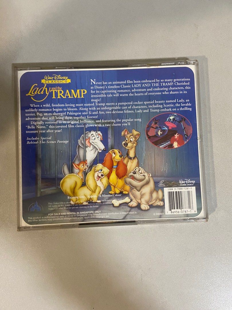 Lady and the Tramp CD, Hobbies & Toys, Music & Media, CDs & DVDs on ...