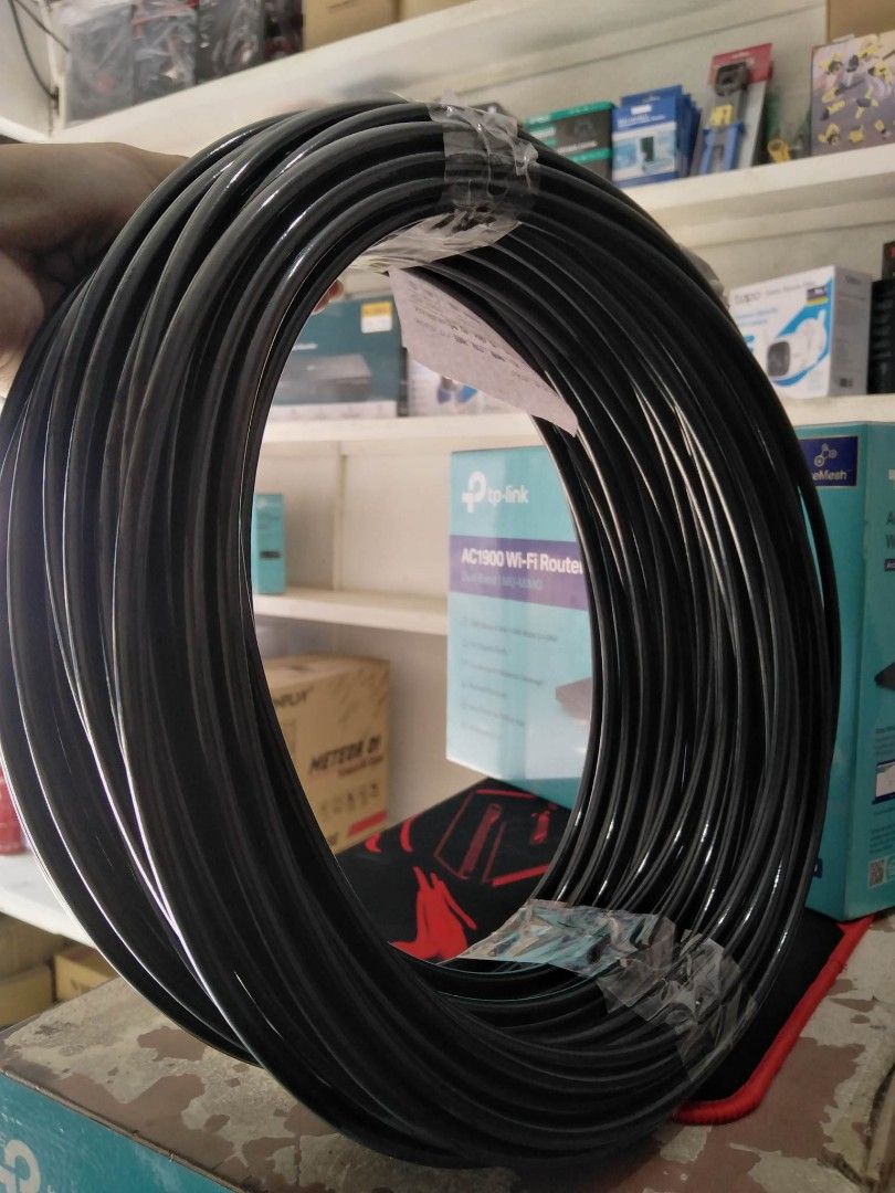 Lan Outdoor Cable 50 Meters, Computers & Tech, Parts & Accessories ...
